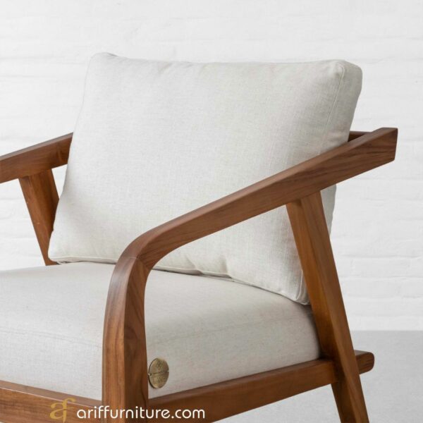 Kursi Santai Sofa Sandaran Lengkung Modern Minimalis